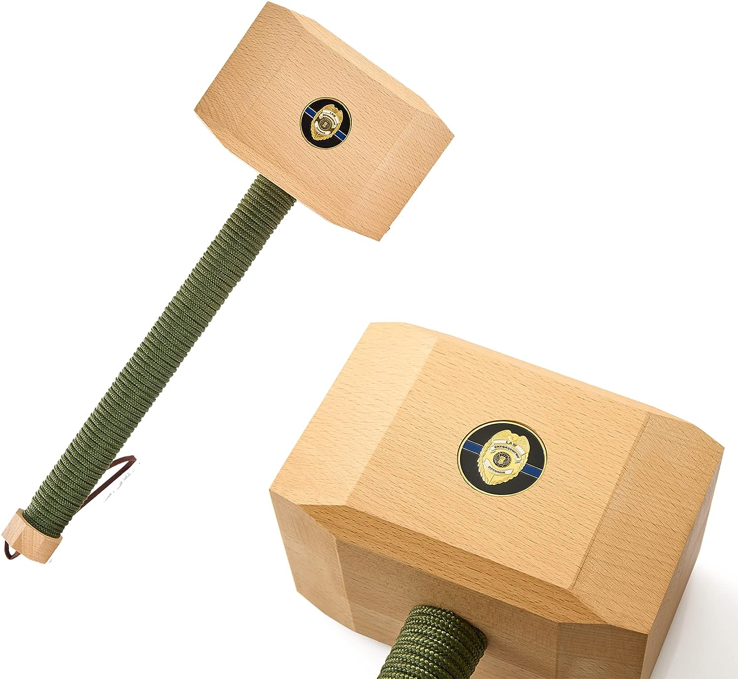 Police Wooden Thor Mjolnir Hammer - Decorative Novelty Office, Wall, H ...